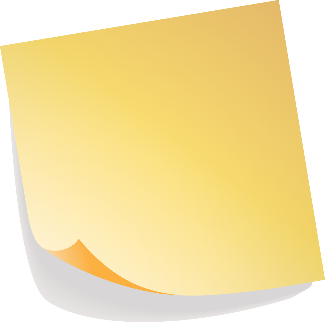 Download Vector Painted Notes Yellow Sticky Note Euclidean Clipart PNG ...